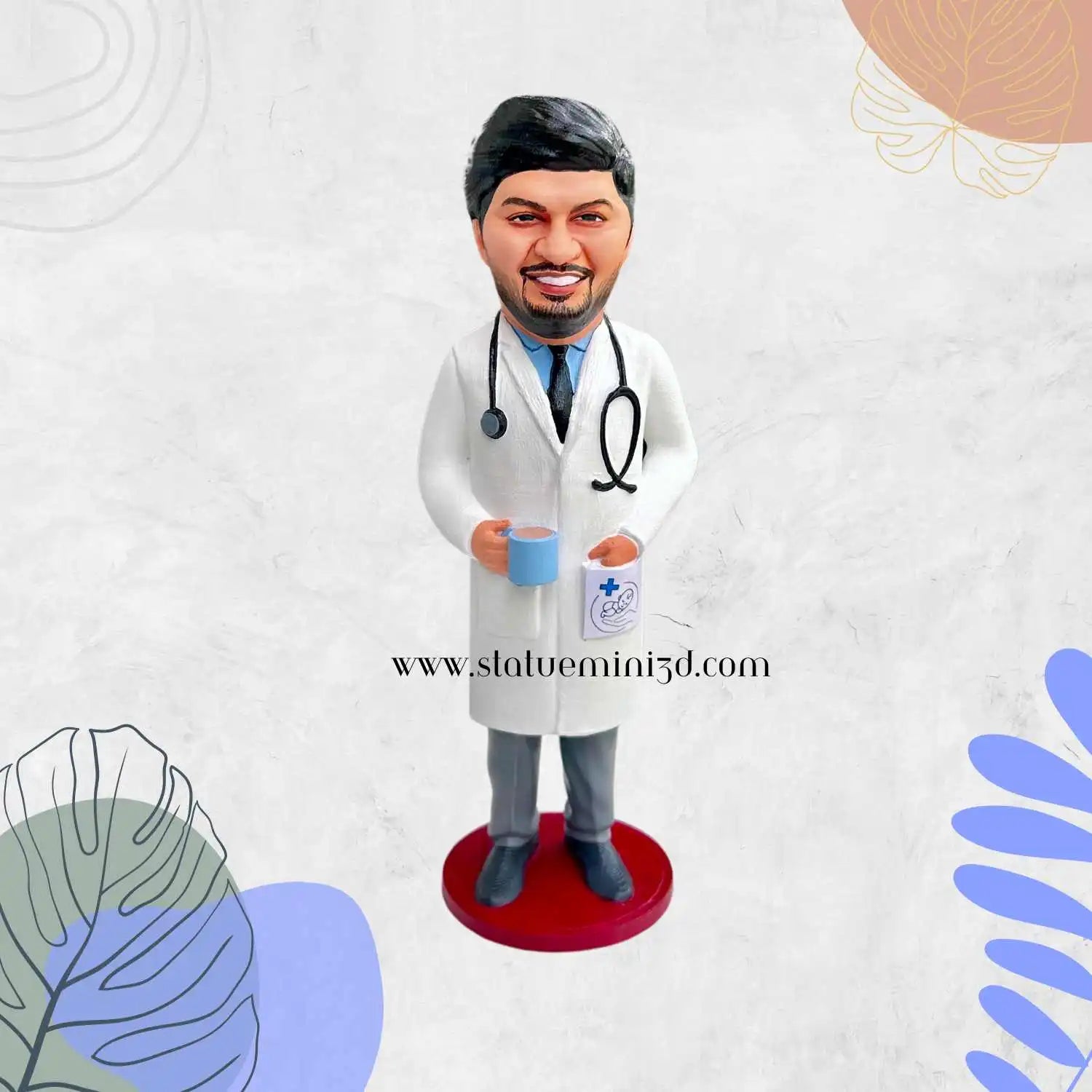 Doctor 3D Miniature Custom Made for Medical Professionals – statuemini3d